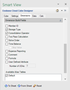 Essbase Cloud Lab – Cube Designer – The EPM Lab