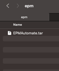 EPM Lab – macOS EPM Automate: Restore from Backup – The EPM Lab