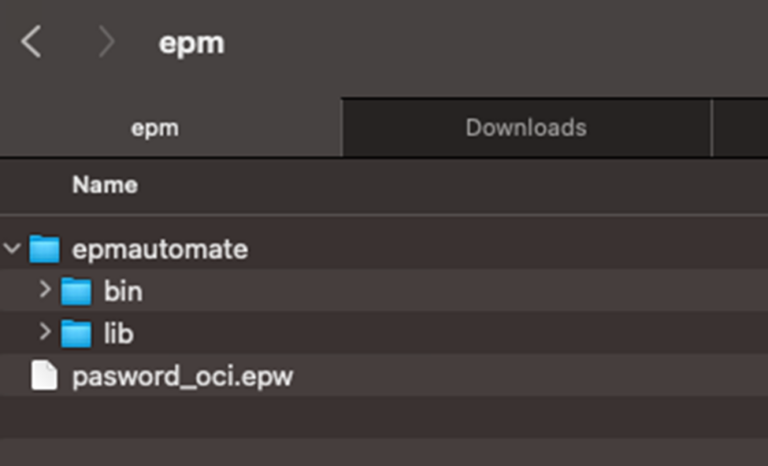 EPM Lab – macOS EPM Automate: Restore from Backup – The EPM Lab